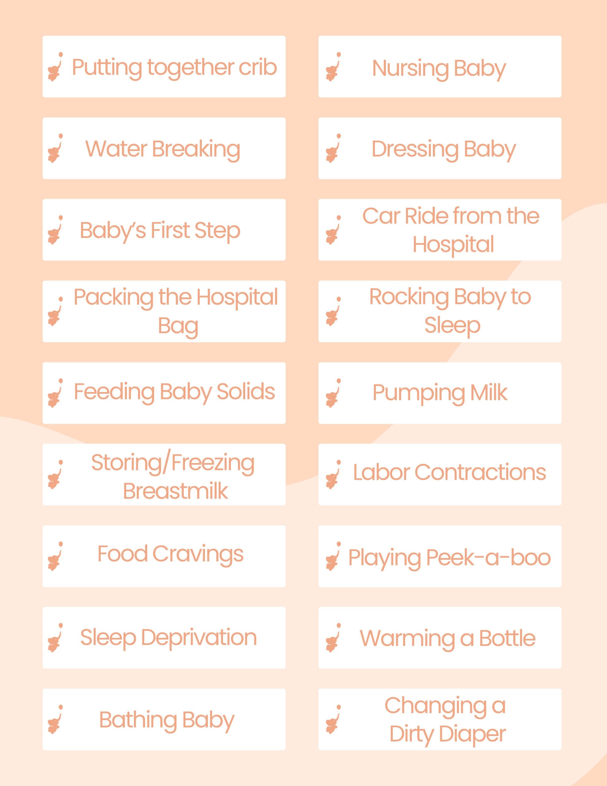 Printable Baby Shower Games By WebBabyShower