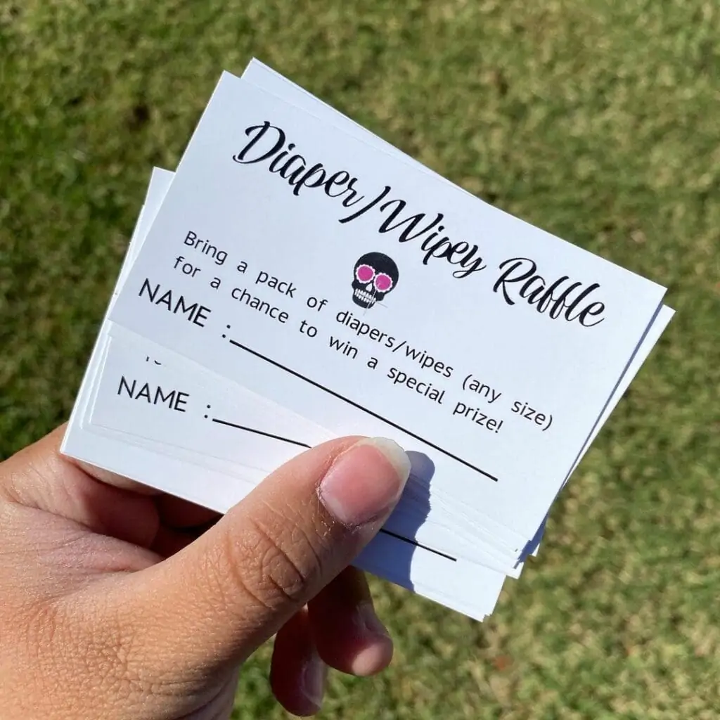 How To Host A Diaper Raffle In 2023 with Free Printable 