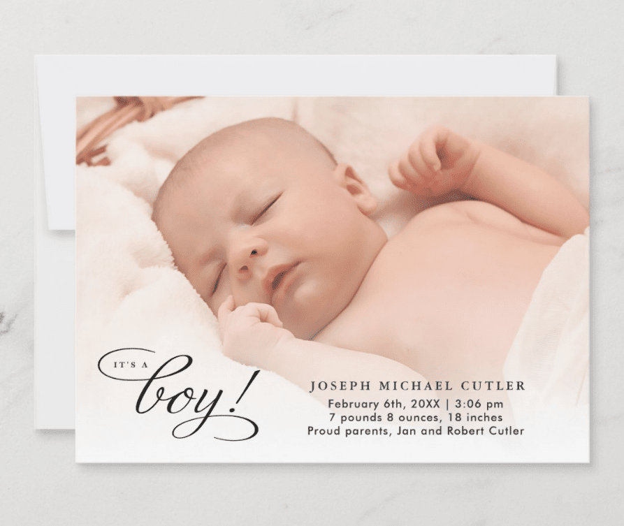 20 Birth Announcement Ideas And Wording Lupon gov ph